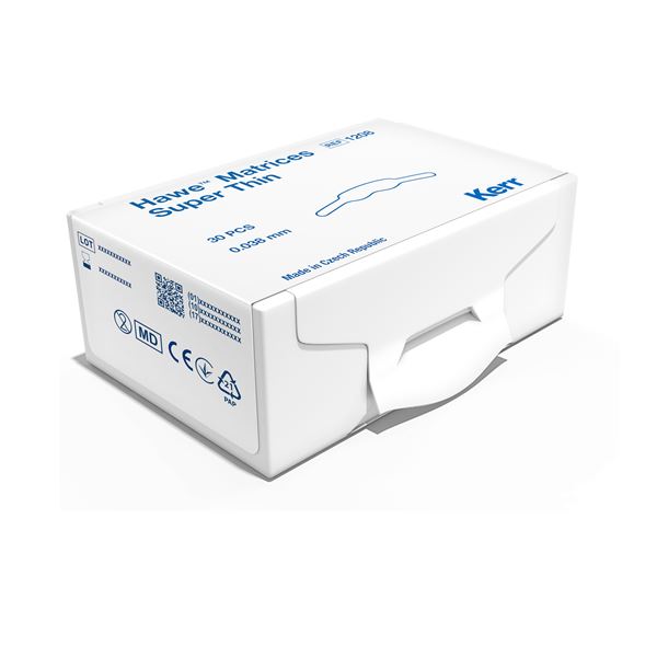Matrice kovové Kerr tvarované síla 0,038mm, 30ks | Odonto